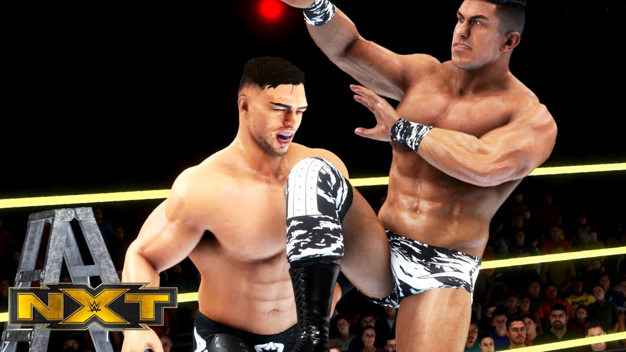 WWE 2K20 | AUSTIN THEORY VS EC3 - NXT CHAMPIONSHIP LADDER MATCH [NXT ...