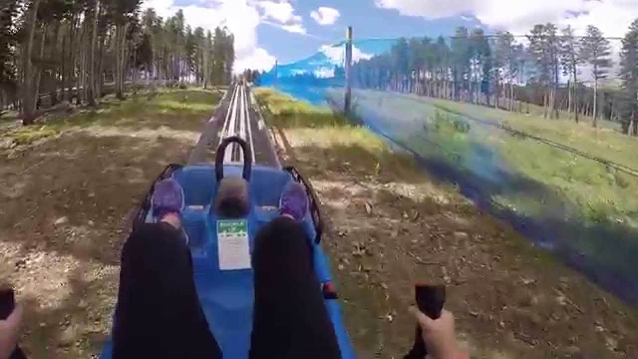 Breckenridge Summer Park Gold Runner Coaster - YouTube