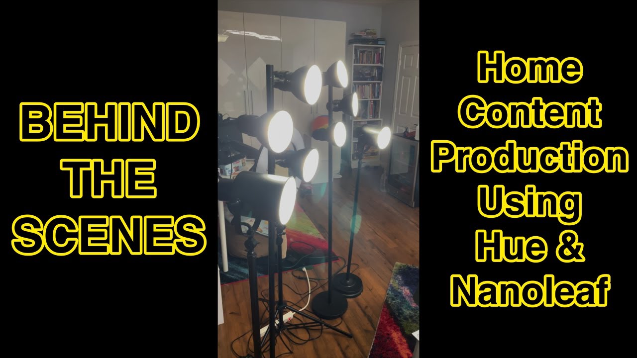 How To Film A Commercial With Philips Hue and Nanoleaf Using Dramatic ...