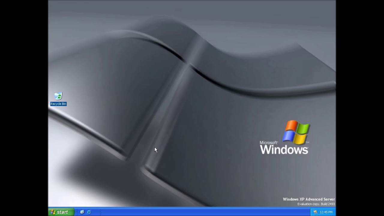 Windows Whistler Server Build 2493 - YouTube