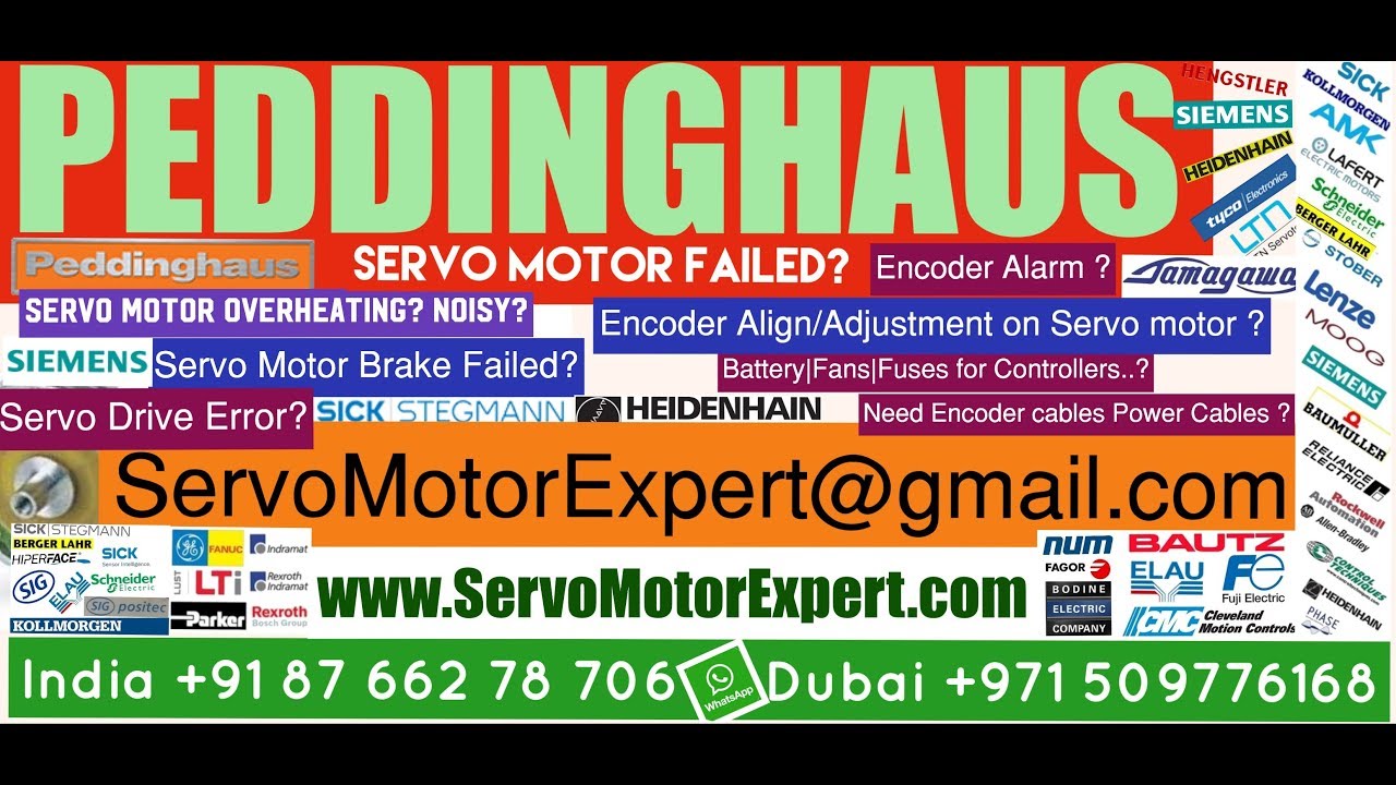 Peddinghaus Siemens Servo motor Encoder Alignment.Encoder Alignment ...
