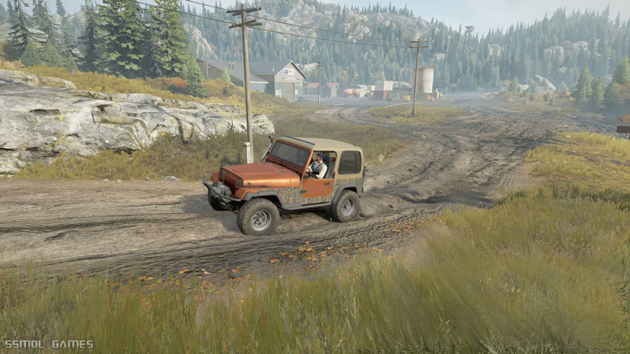 SnowRunner mods 93 Jeep YJ - YouTube