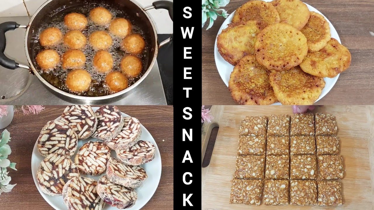 4 Super Tasty Simple And Easy Sweet Snack Recipes | Sweet Snacks 10 ...
