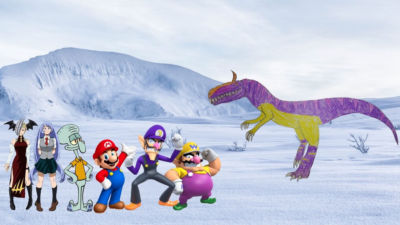 Wario & Friends Dies By Cryolophospondylus While Getting Lost In The ...