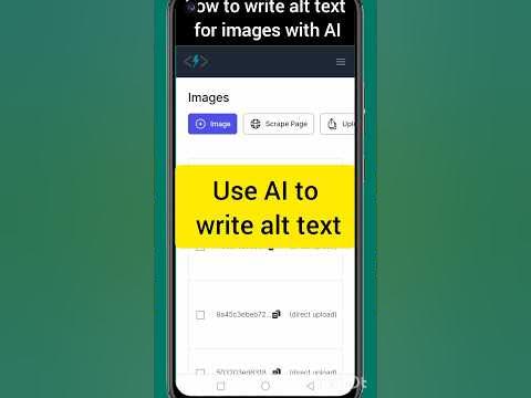 How to write Alt text for blog post images#blogging alt text#ai - YouTube