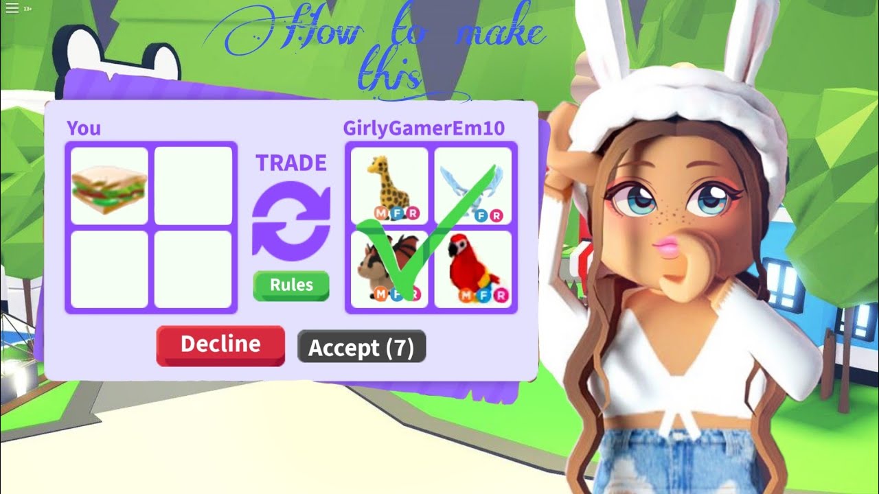 How To Make Roblox Adopt Me Thumbnails//Picsart - YouTube