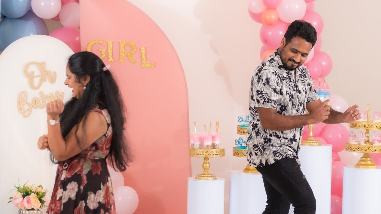 Deepthi Anil Reddy Putapu dance || Mounika Reddy Alluri Gender Reveal party - YouTube