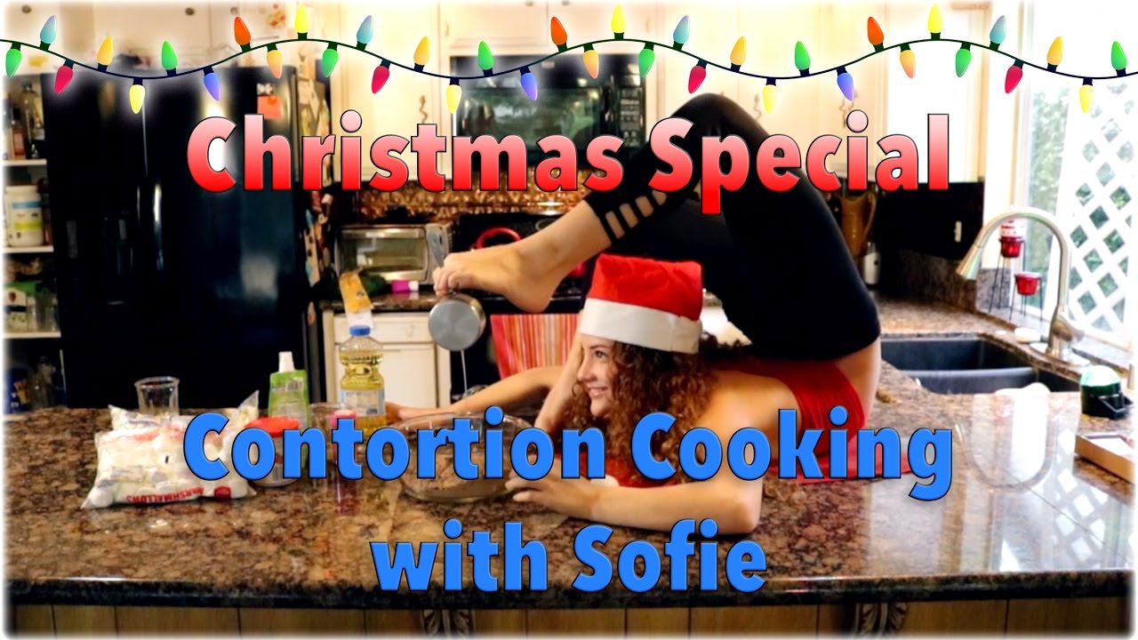 CHRISTMAS COOKING WITH MY FEET - YouTube