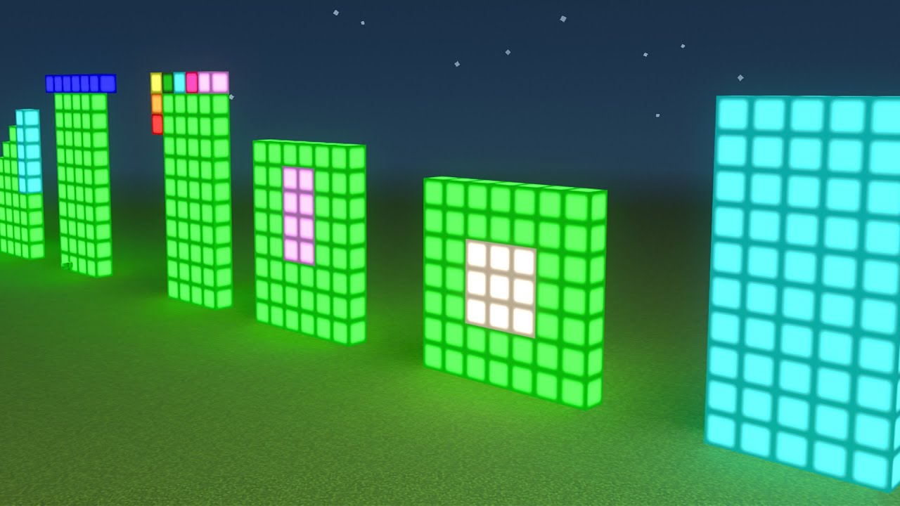 Numberblocks Learn to Count Math Song For Kids 1 to 50 Minecraft ...