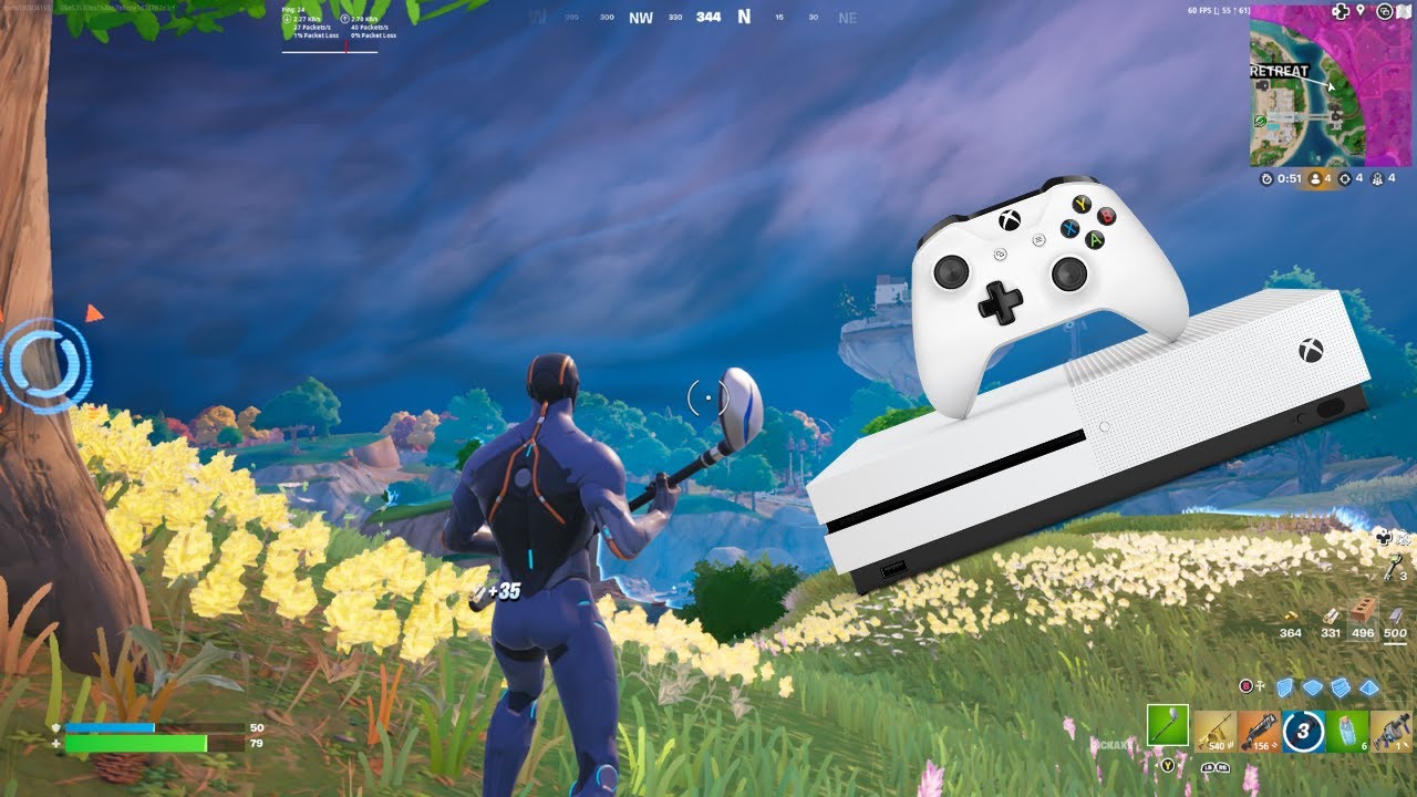 Xbox One S Fortnite Season 4 Gameplay | 1080p - YouTube