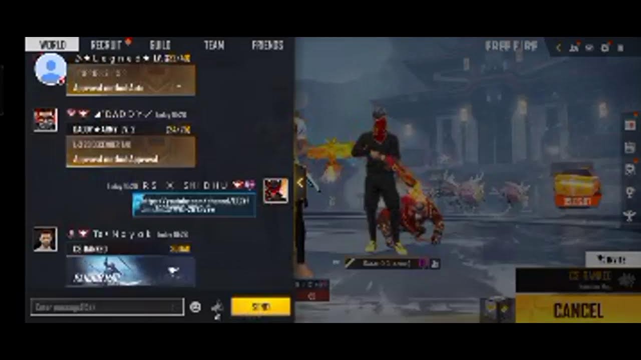 Free Fire Live Gameplay Trening Ground - YouTube