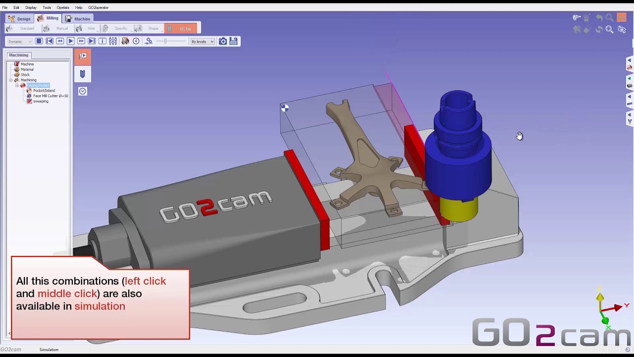 New Graphic User Interface 2/2 // GO2cam V6.05 - YouTube