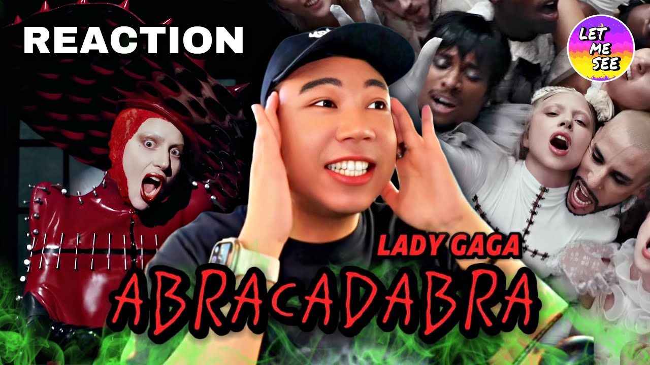 LADY GAGA ABRACADABRA MV REACTION BY LITTLE MONSTER! MAYHEM LG7 - YouTube
