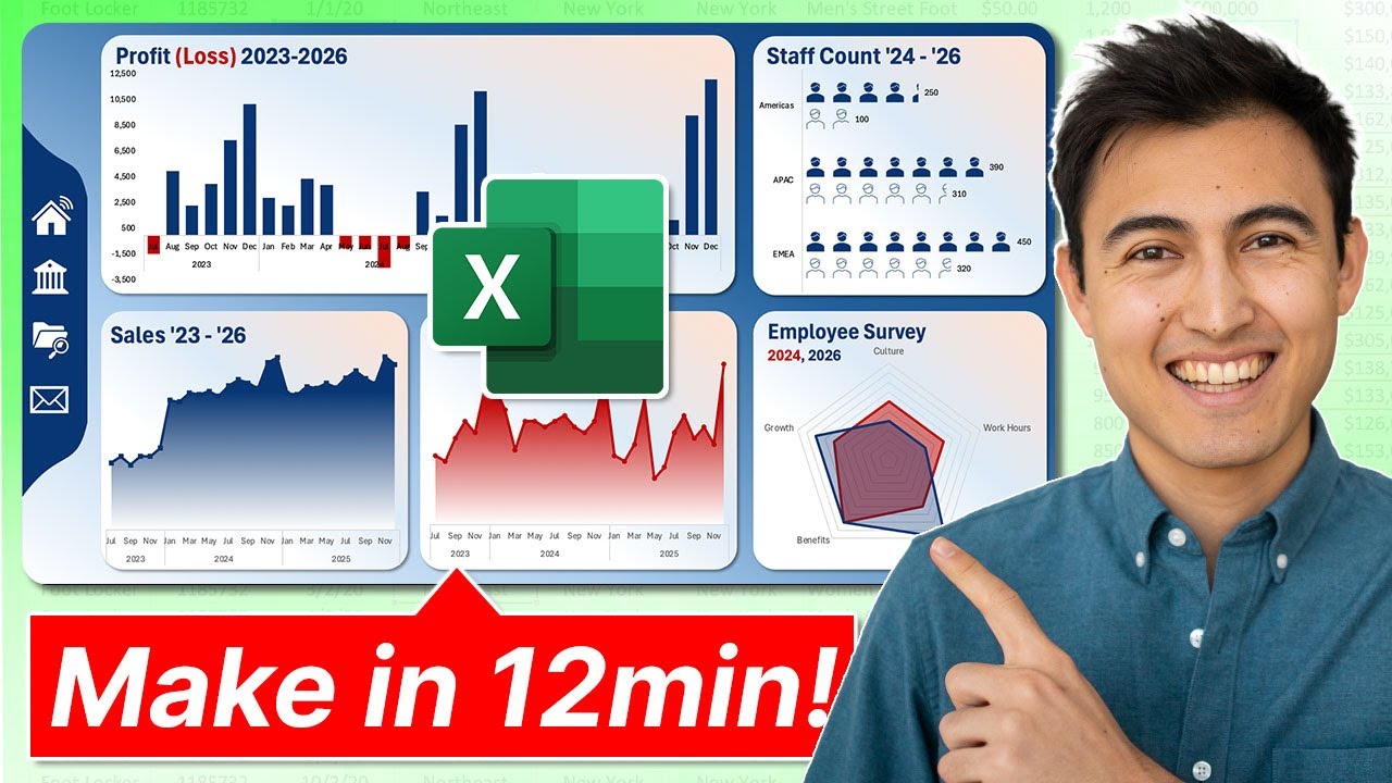 Make Excel Look INSANE With These Advanced Visuals - YouTube