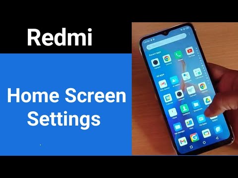 redmi home screen setting,How to set classic mode redmi A2+ - YouTube