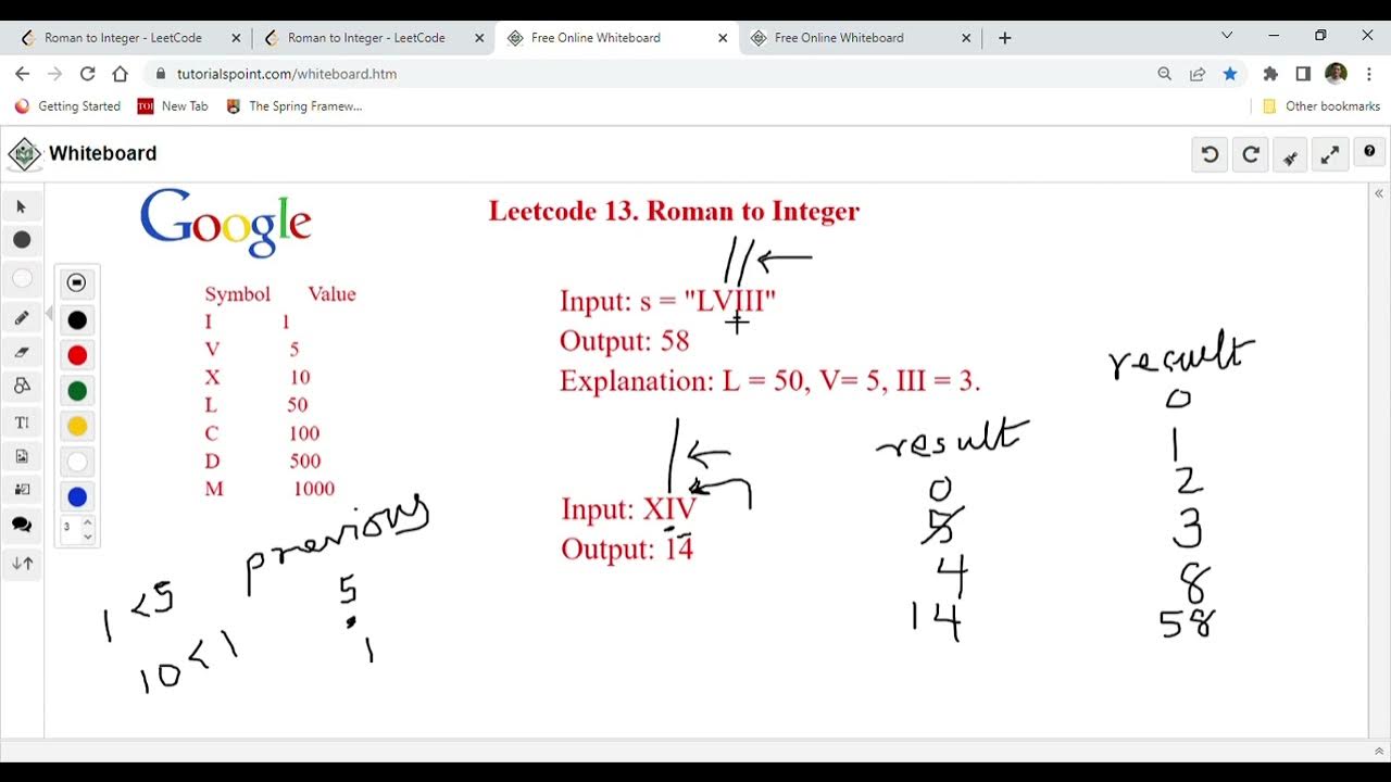 Leetcode 13 Roman to Integer Popular Google Coding Interview Question - YouTube