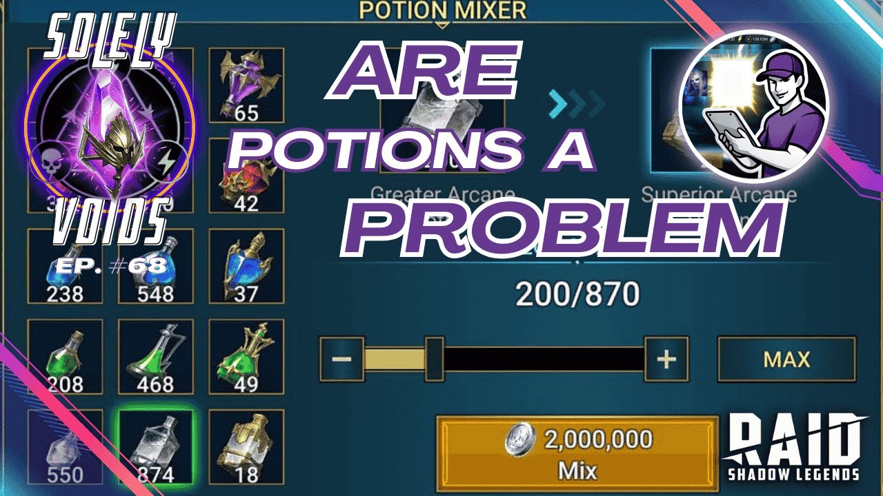 How BIG OF AN ISSUE are potions about to be?!? Raid Shadow Legends ...