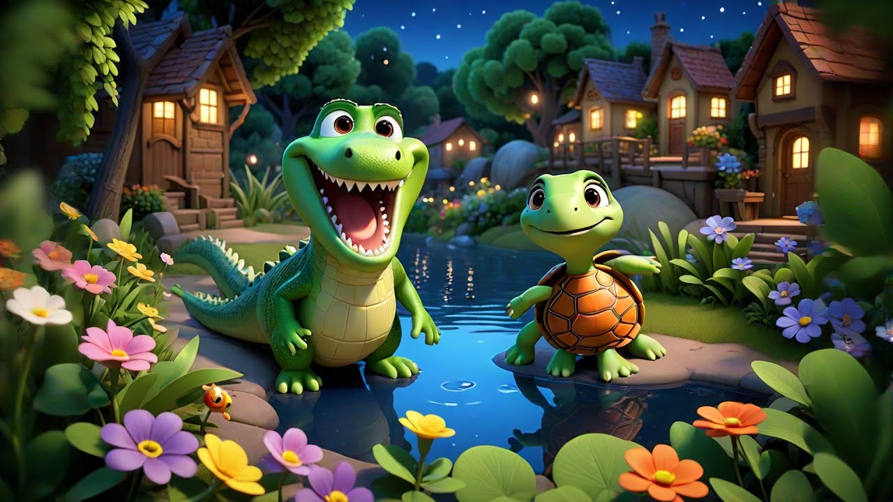 Crocodile Splash Song | Fun Animal Song for Kids | Playful Nursery ...