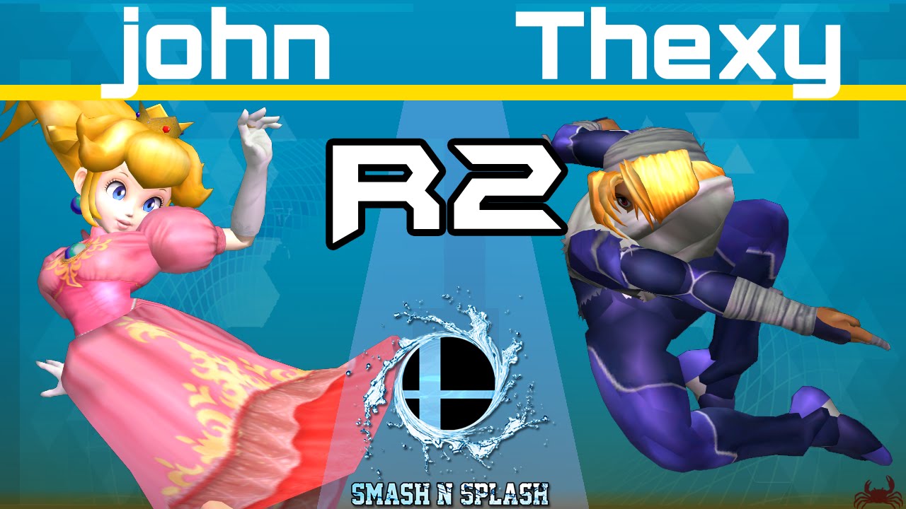 SNS - john (Peach) vs Thexy (Sheik) - Melee Round 2 Pools - YouTube