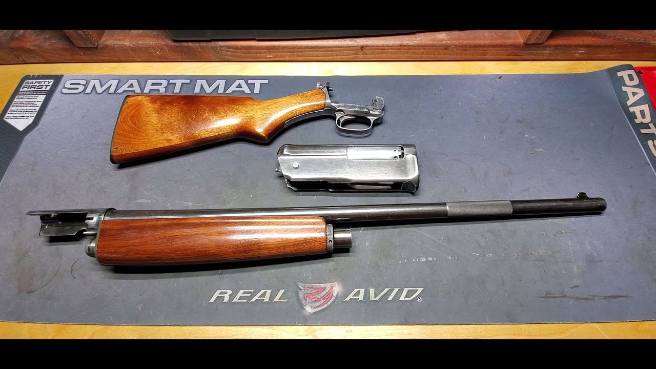 Disassembly of a winchester model 25 12 gauge shotgun - teaamela