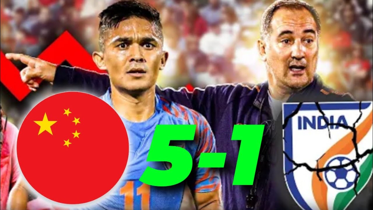 China 5-1 India | Will India Win Asian Games? #indianfootball # ...