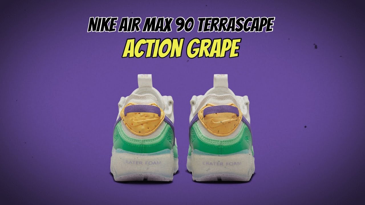 Nike Air Max 90 Terrascape Action Grape - YouTube