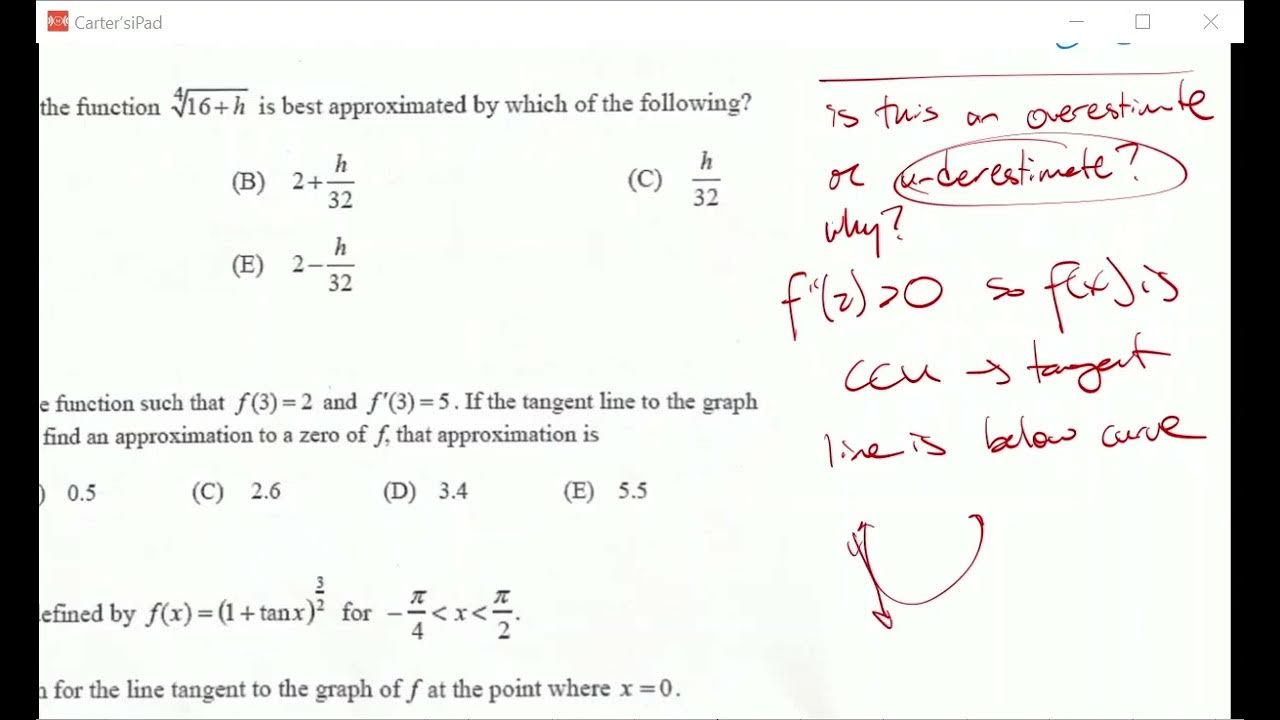5.2 Linearization and Average Value - YouTube