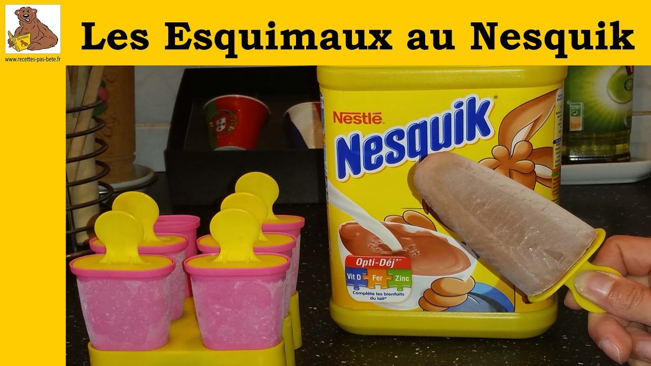 Les esquimaux au Nesquik - recette rapide et facile - YouTube