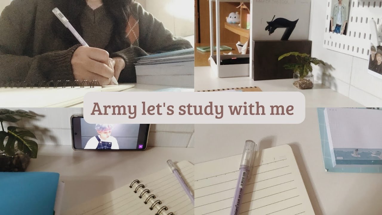 Study With Me [Study With BTS] Bts Piano Music 💜 [30 minutes] - YouTube