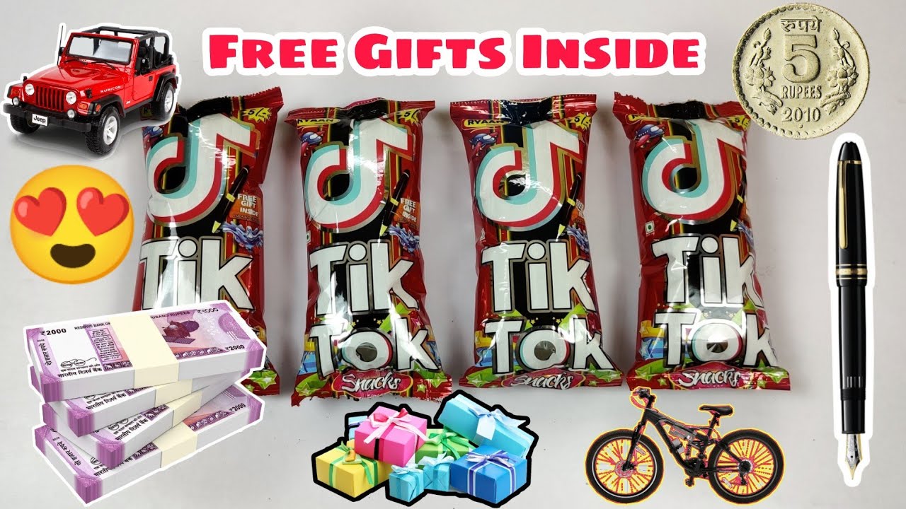 Latest Collection of Viral Tik Tok Snacks ! Free gifts inside 🤩 got so ...