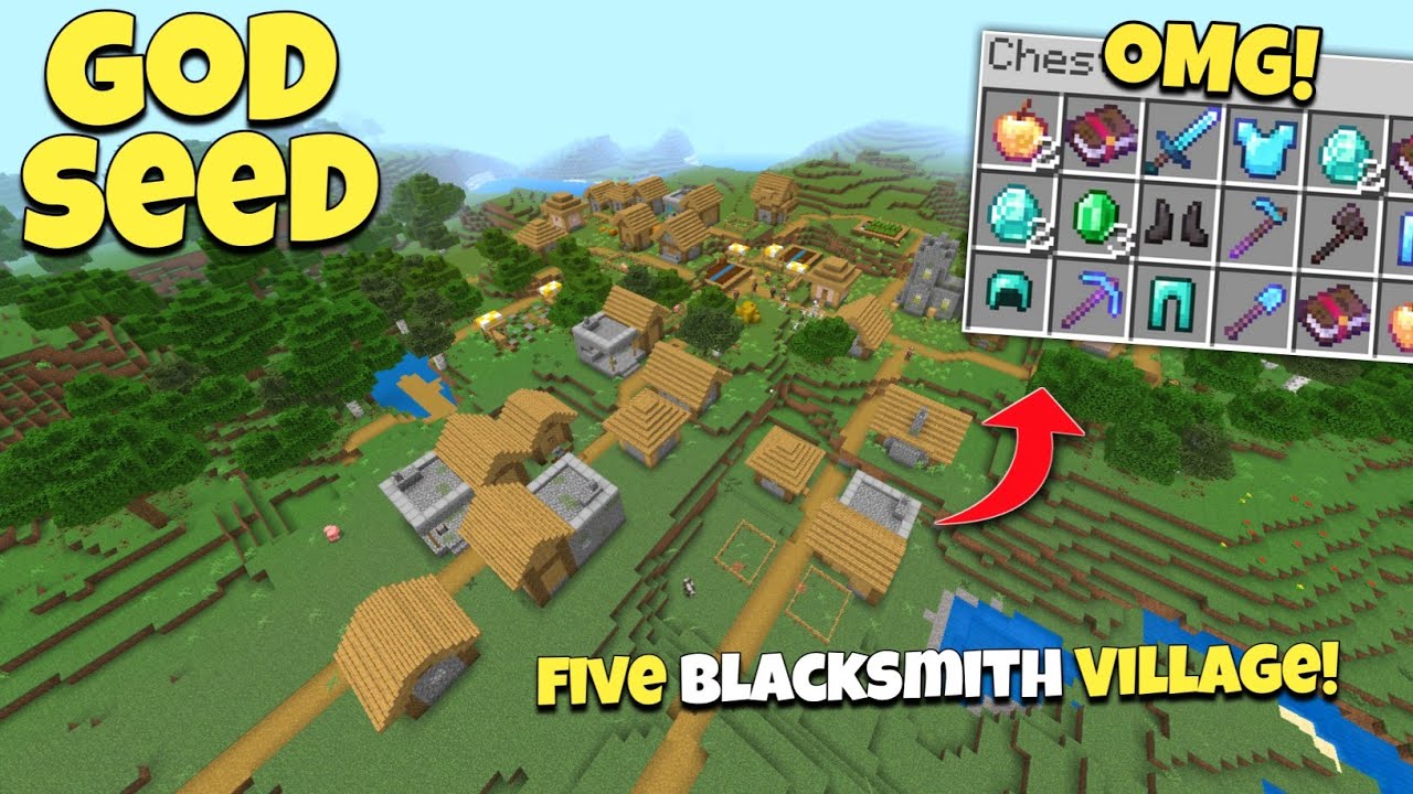 🔥 Ultimate [God Seed] For Minecraft 1.21 Bedrock & PE | Five Blacksmith ...