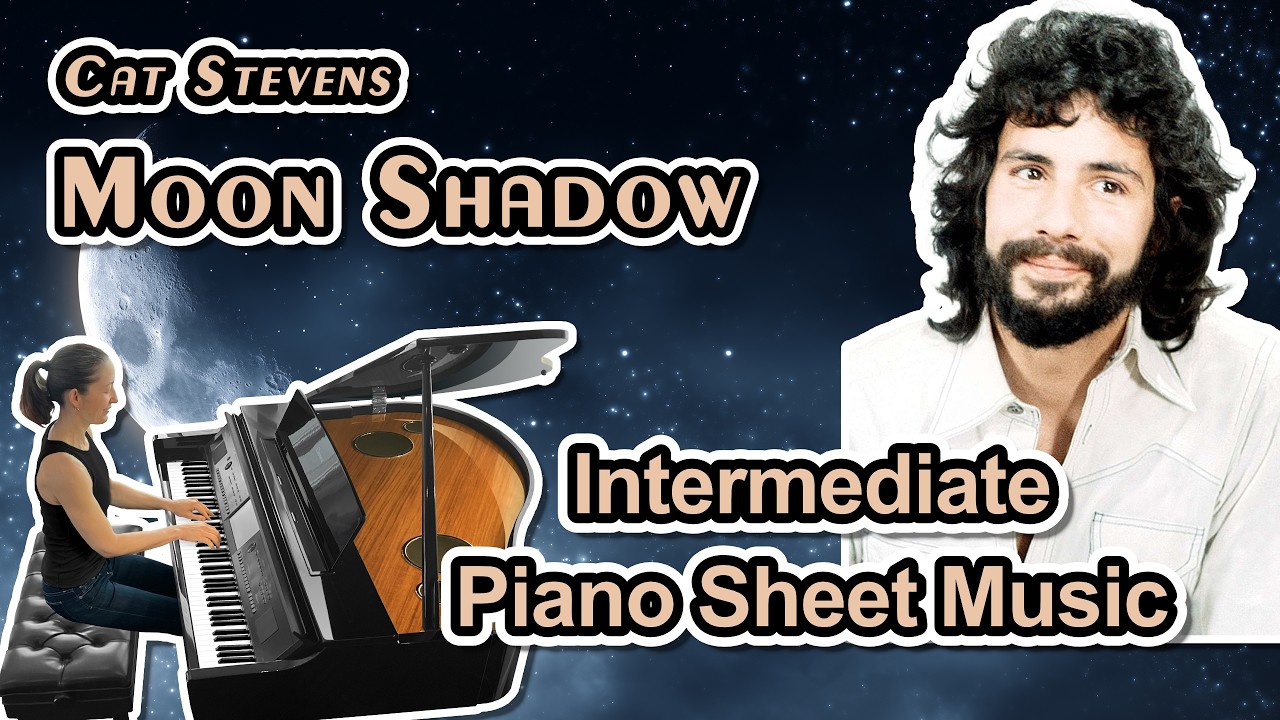 Moon Shadow (Cat Stevens) - Intermediate Piano Solo - YouTube