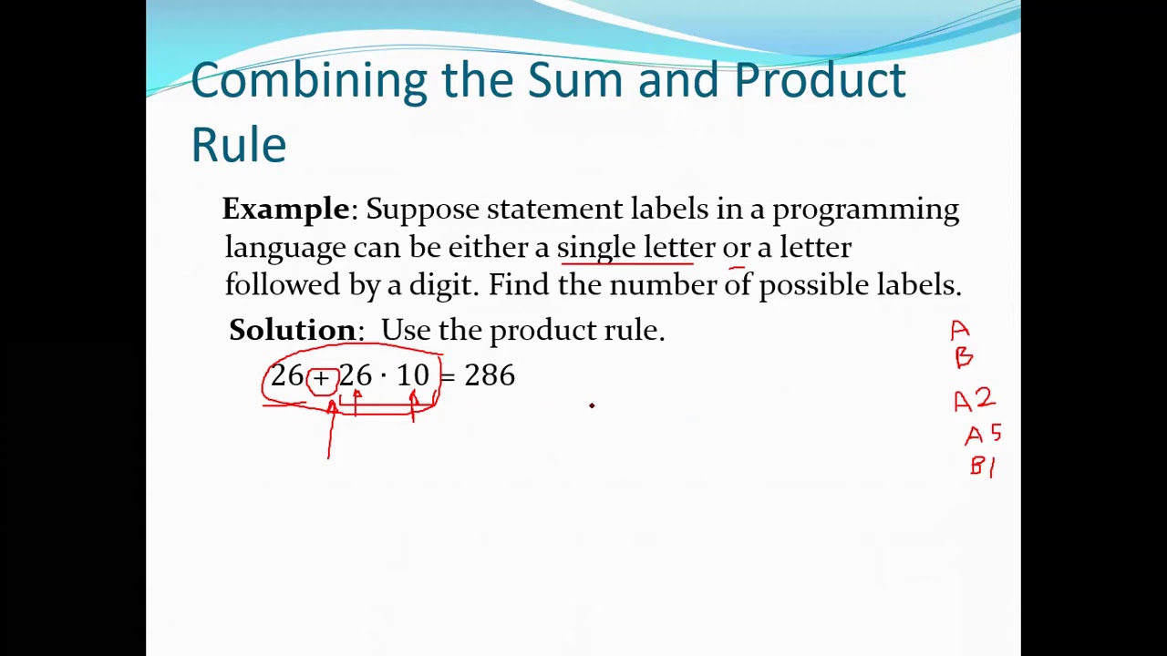Lecture7 CH6 Counting Sum Subtraction Rules YouTube Lecture7 CH6 Counting Sum Subtraction Rules YouTube