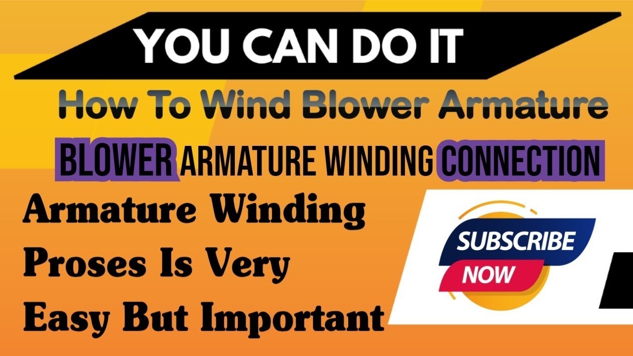 How To Wind Blower Armature | Blower ka Armature Khood Wind kare | Armature Winding Calculation ...
