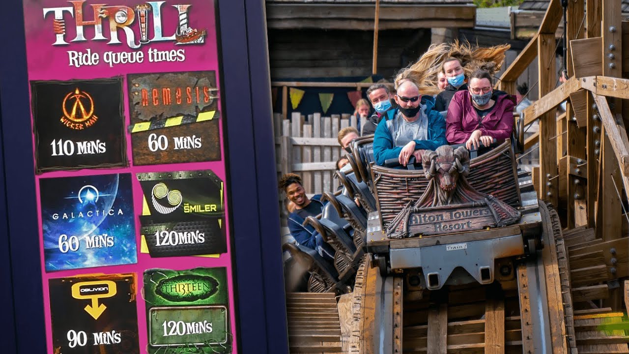 How to ride every Alton Towers roller coaster in one day - YouTube