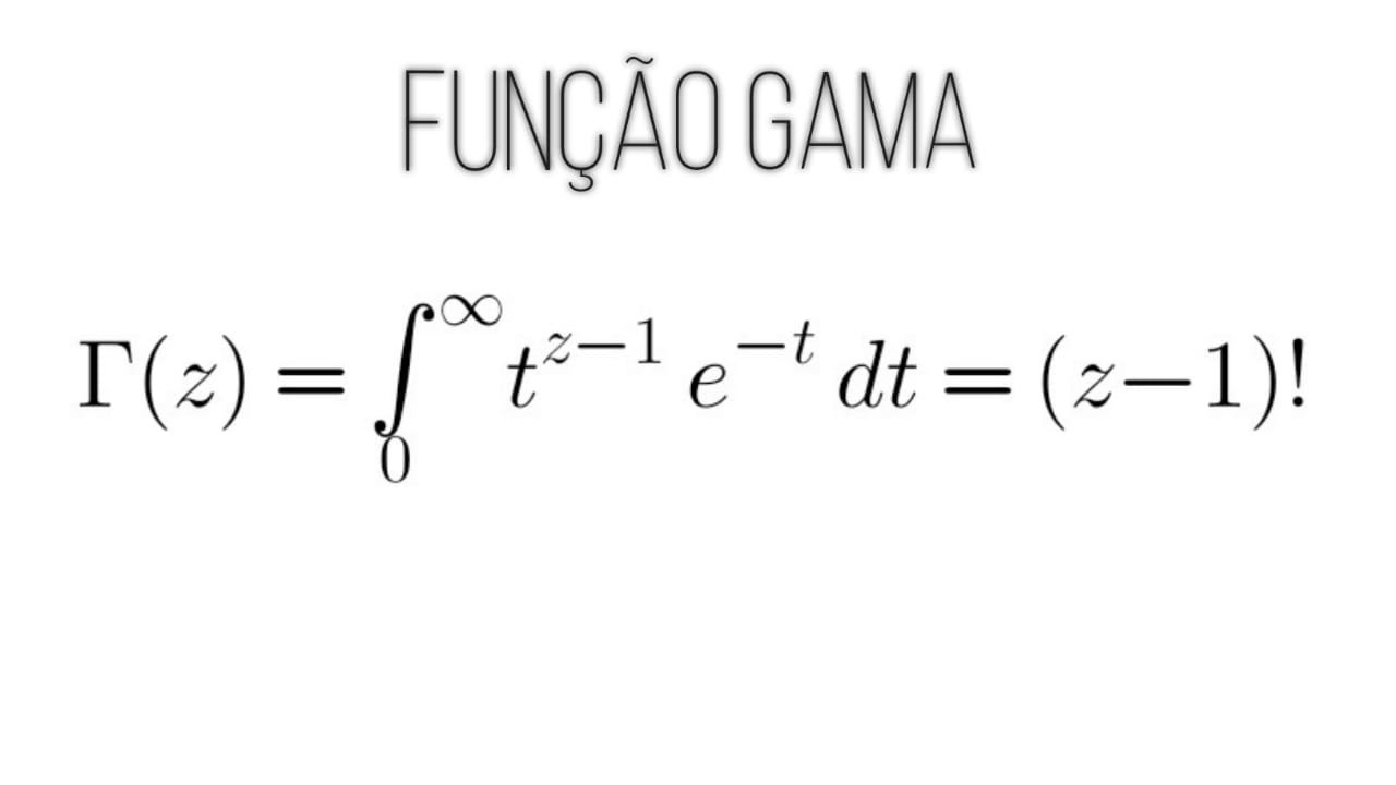 Função Gama - Provando a relação da função Gama com a operação de ...