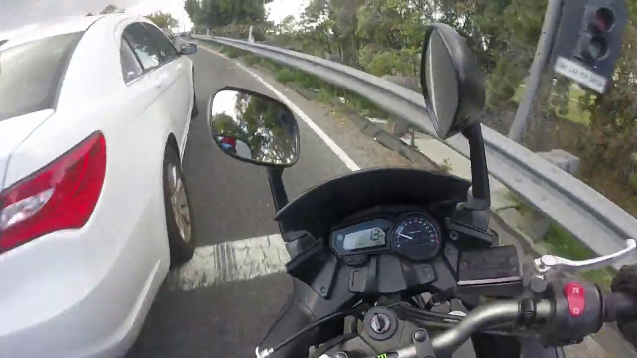 rain and hail riding - YouTube