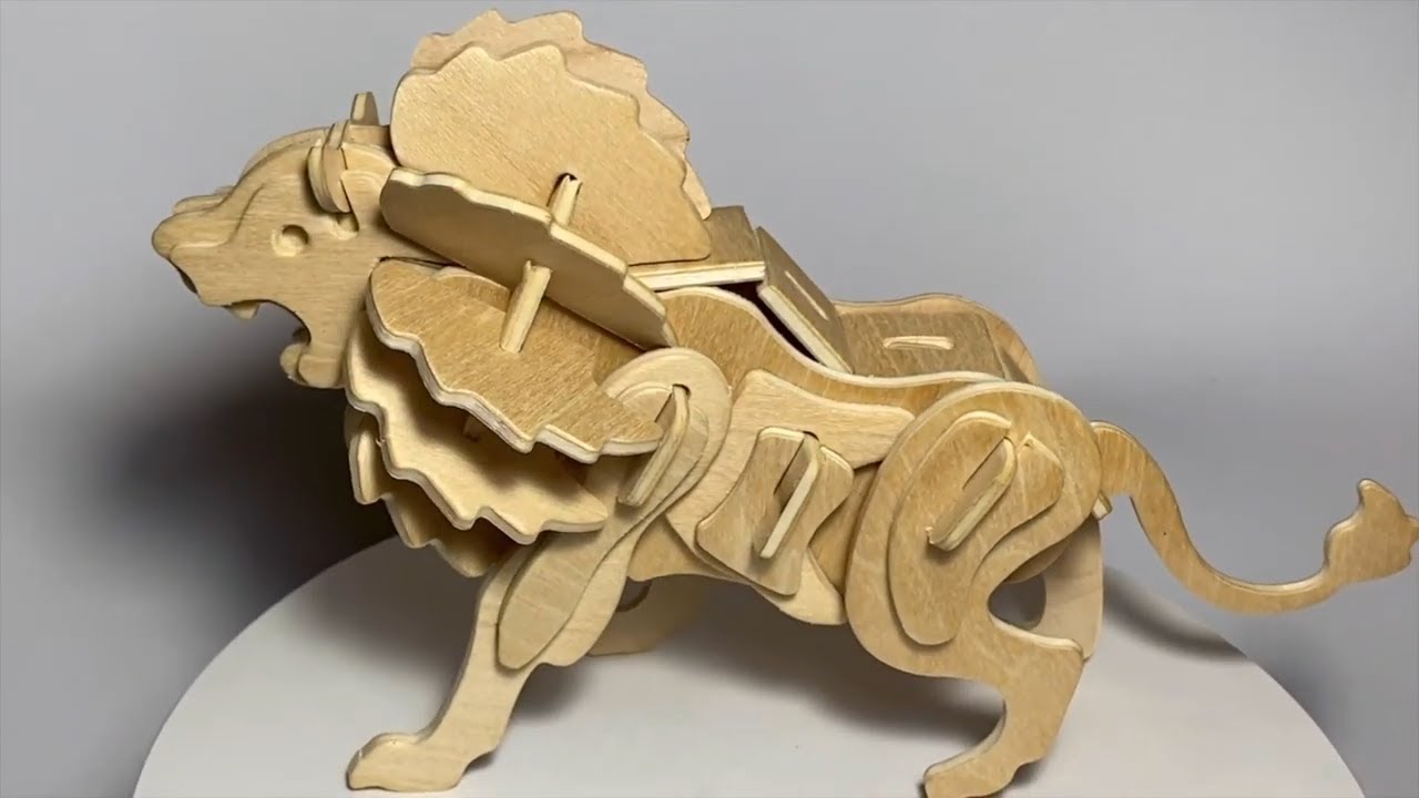 How To Put Together A 3D Wooden Toy Lion By Montoy YouTube how-to-put-together-a-3d-wooden-toy-lion-by-montoy-youtube