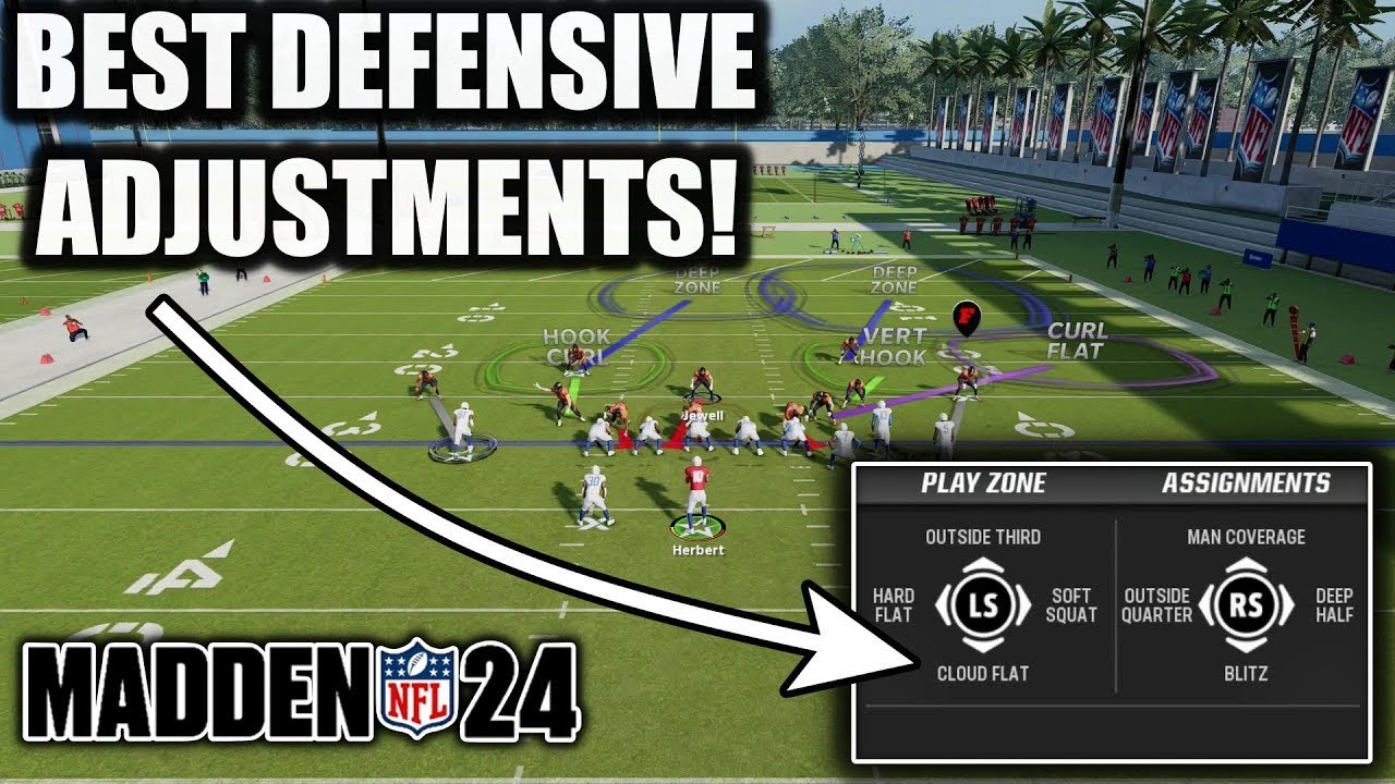How To QUICK ADJUST LIKE A PRO In Madden 24! BEST Defensive Adjustments To Lockdown EVERY ...