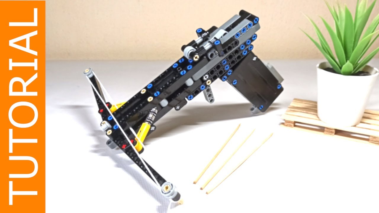 LEGO Compound Crossbow MOC tutorial - YouTube