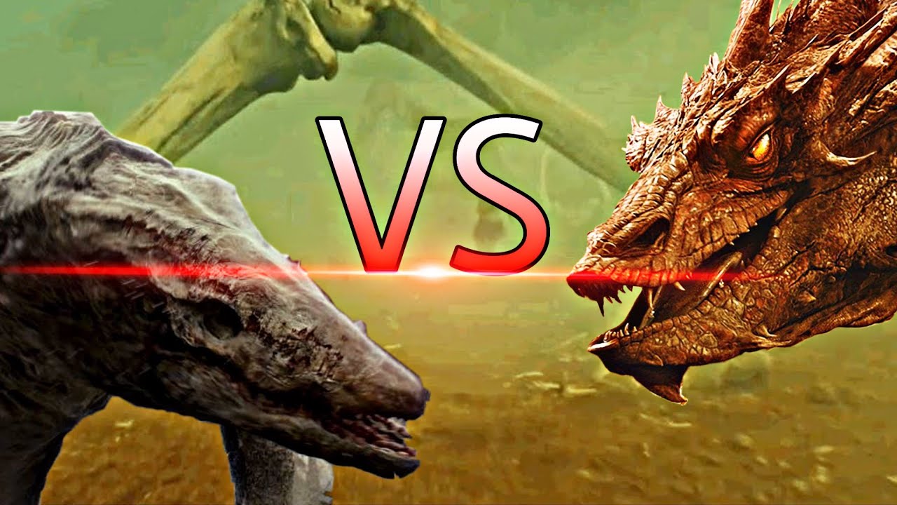 Giant Skullcrawler VS Smaug - YouTube