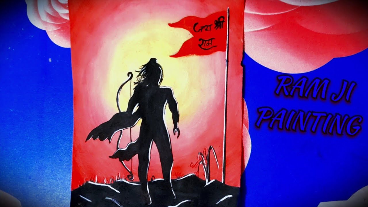 How to draw Ram lala Ayodhya drawing// Ram Lala sanatani art/ - YouTube