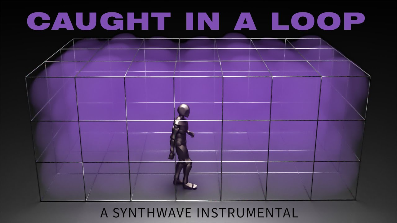 Caught in a Loop - A Synthwave Instrumental - YouTube