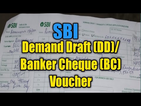 #bankkinginformation how to fill up SBI bank DD form I Demand Draft(DD ...