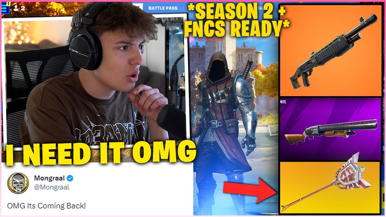 CLIX OFFICIALLY Ready For FNCS GRAND FINALS & Gets EXCITED For Fortnite ...