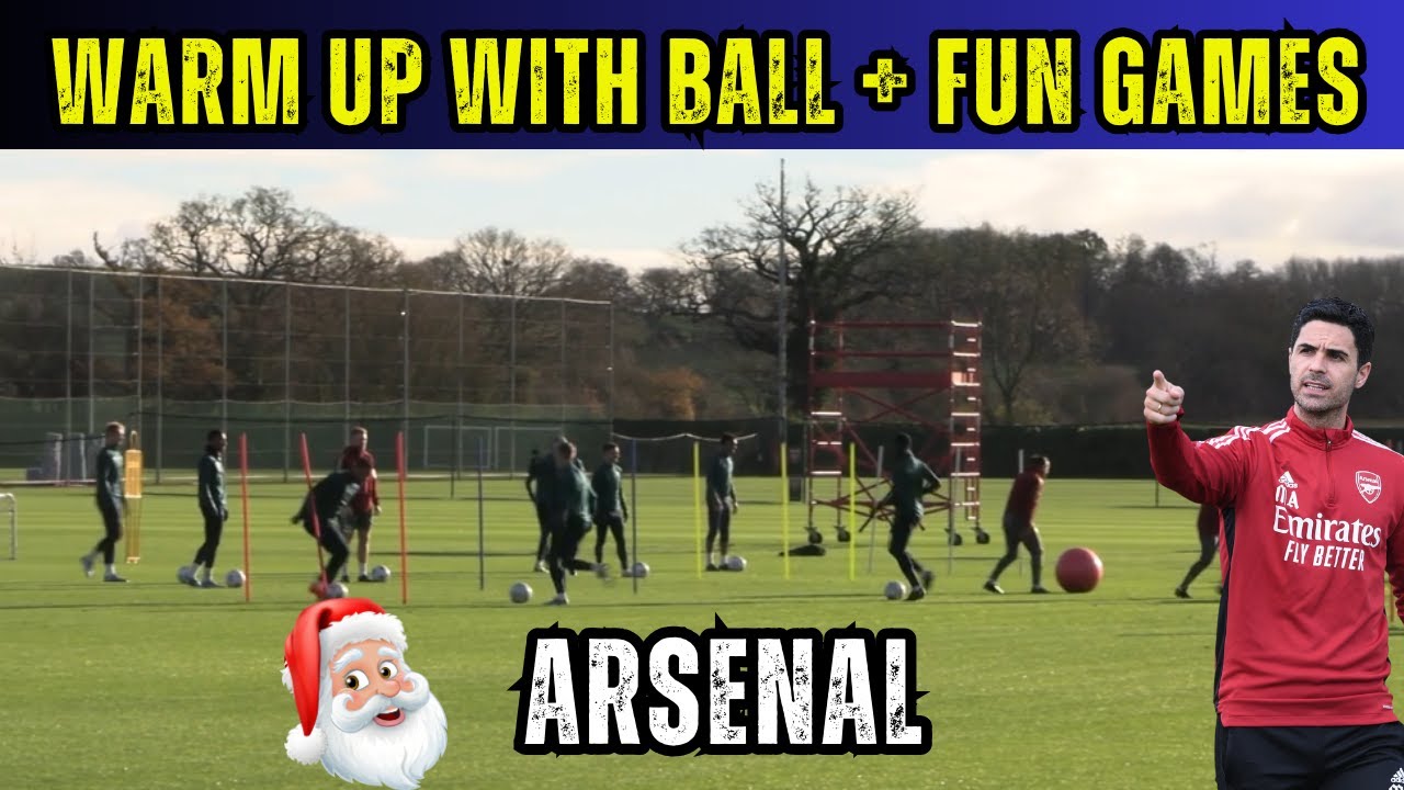 Warm Up With Ball + Fun Games / Arsenal - YouTube