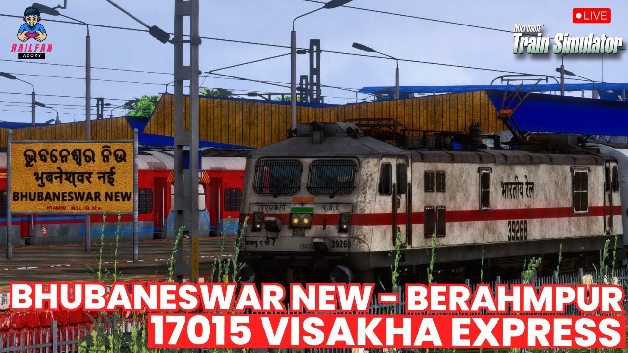 MSTS Live | 17015 Visakha Express | Bhubaneswar New → Berhampur | ECOR ...
