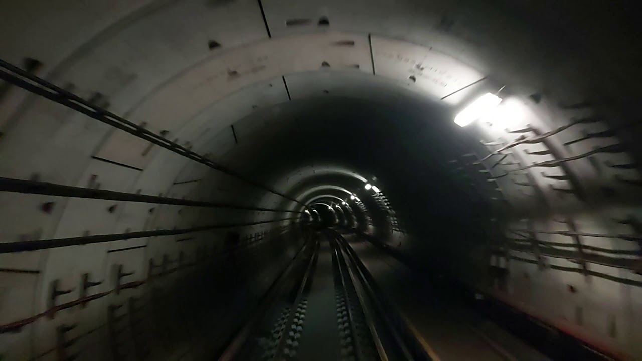 [Tunnel View] Train ride on SMRT Alstom Metropolis C830C from ...