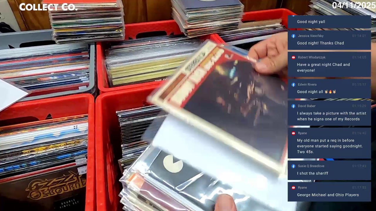 LIVE Vinyl Record Sale (Friday, 04/11/2025) - YouTube
