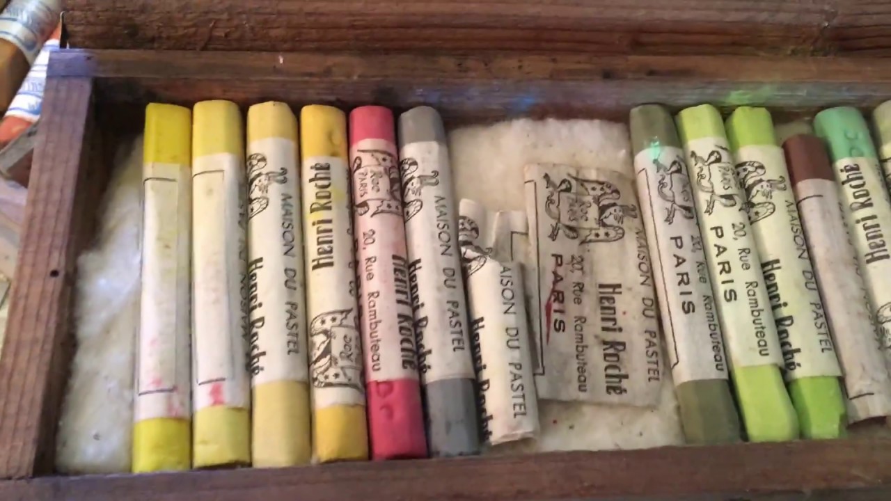 Beautiful Old Roche Brand Pastel Sticks 2018 - YouTube